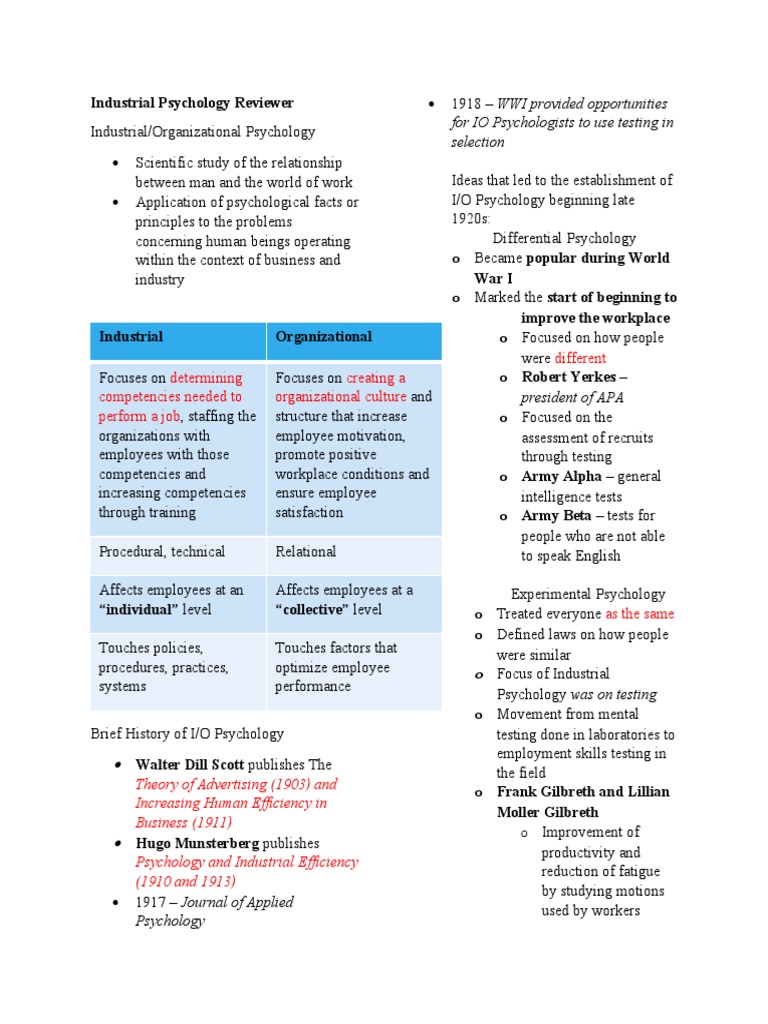 For IO Psychologists To Use Testing in Selection | PDF | Human ...