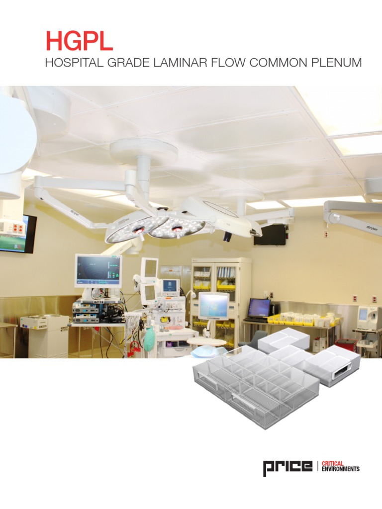 HGPL Hospital Grade Laminar Flow Common Plenum Catalog | PDF | Duct ...