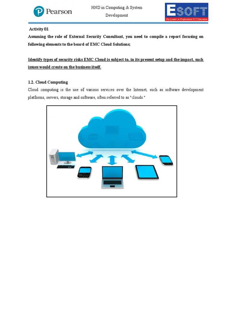 EMC Cloud Solution - Security Assignment | PDF | Cloud Computing | Virtual Private Network