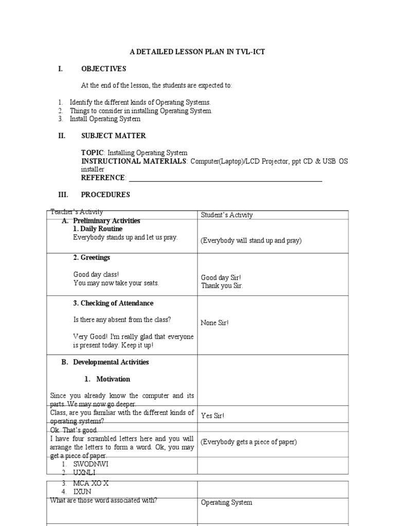 SodaPDF Converted Pdfcoffee - Com A Detailed Lesson Plan in Ict 3 PDF Free | PDF | Bios | Booting
