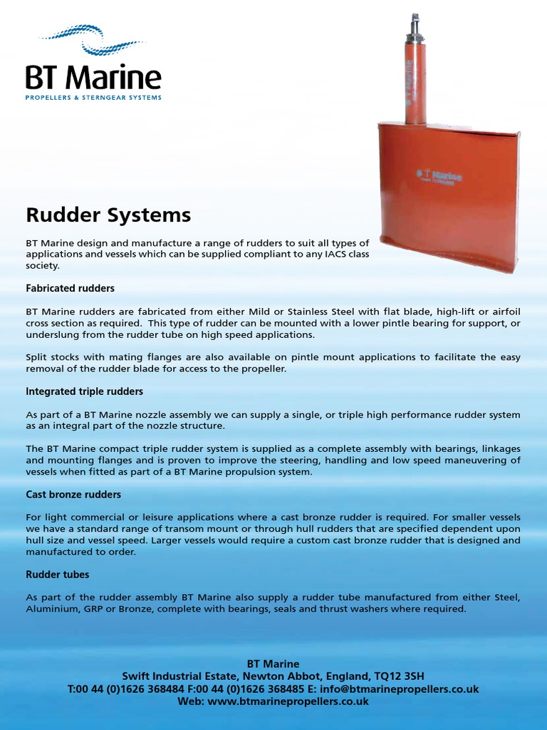 Insert Pages - Rudders | PDF
