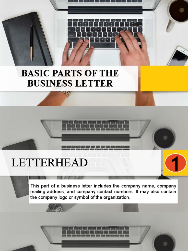 1.2 Parts of The Business Letter | PDF | Punctuation | Comma