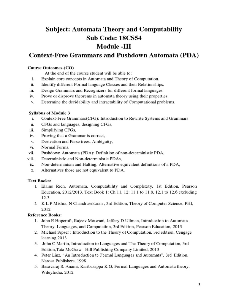 ATC Module 3 | PDF | Metalogic | Syntax (Logic)