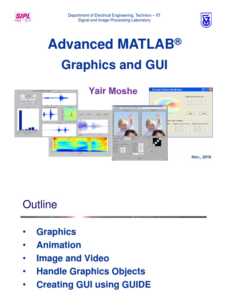 2010 Graphics And Gui Using Matlab Pdf Graphical User Interfaces Matlab