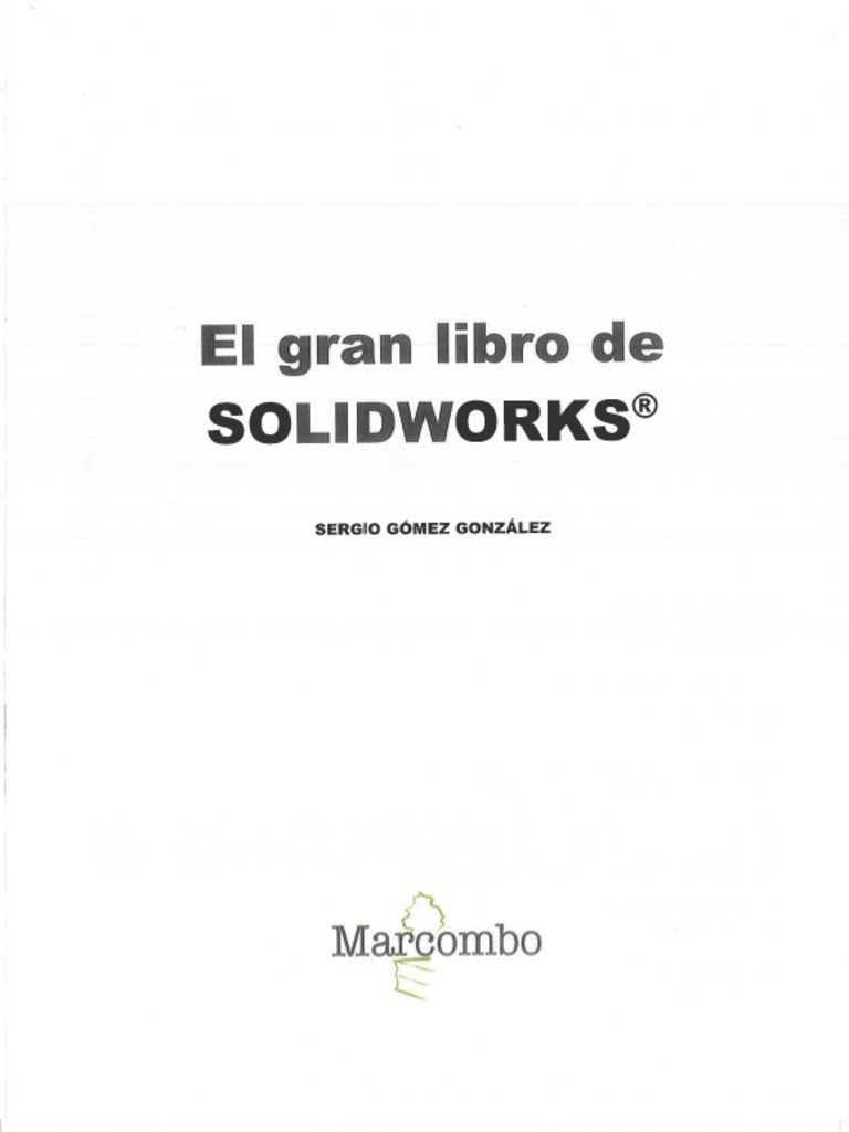 El Gran Libro de Solidworks 3 Edicion | PDF