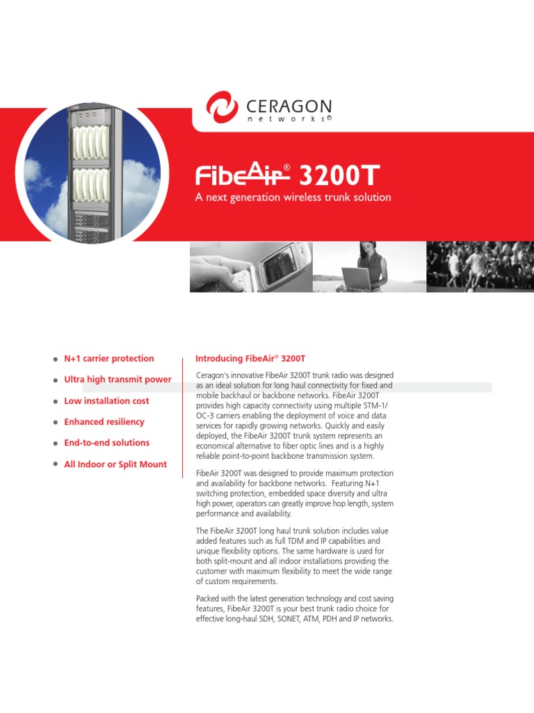 Ceragon: A Next Generation Wireless Trunk Solution | PDF | Computer ...