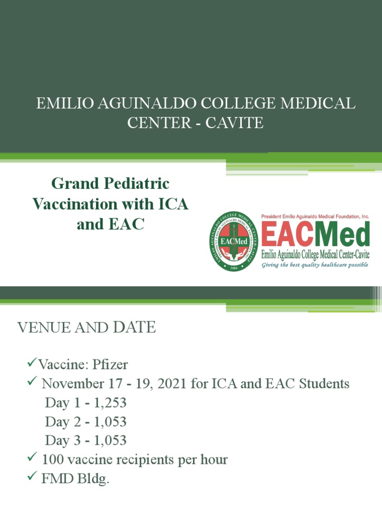 Emilio Aguinaldo College Medical Center - Cavite: Grand Pediatric ...