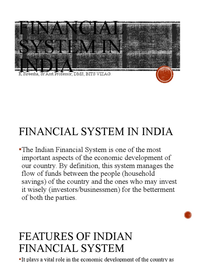 Finnacial System in India-Unit1 | PDF | Financial Markets | Banks