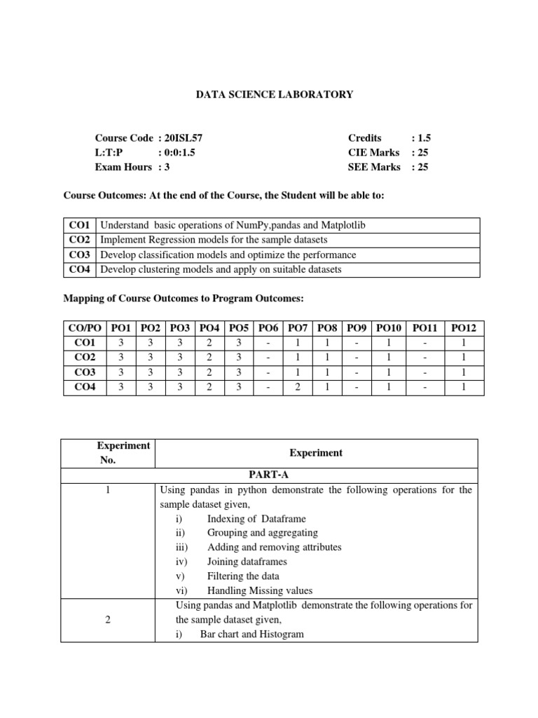 Data Science | PDF | Statistics | Applied Mathematics