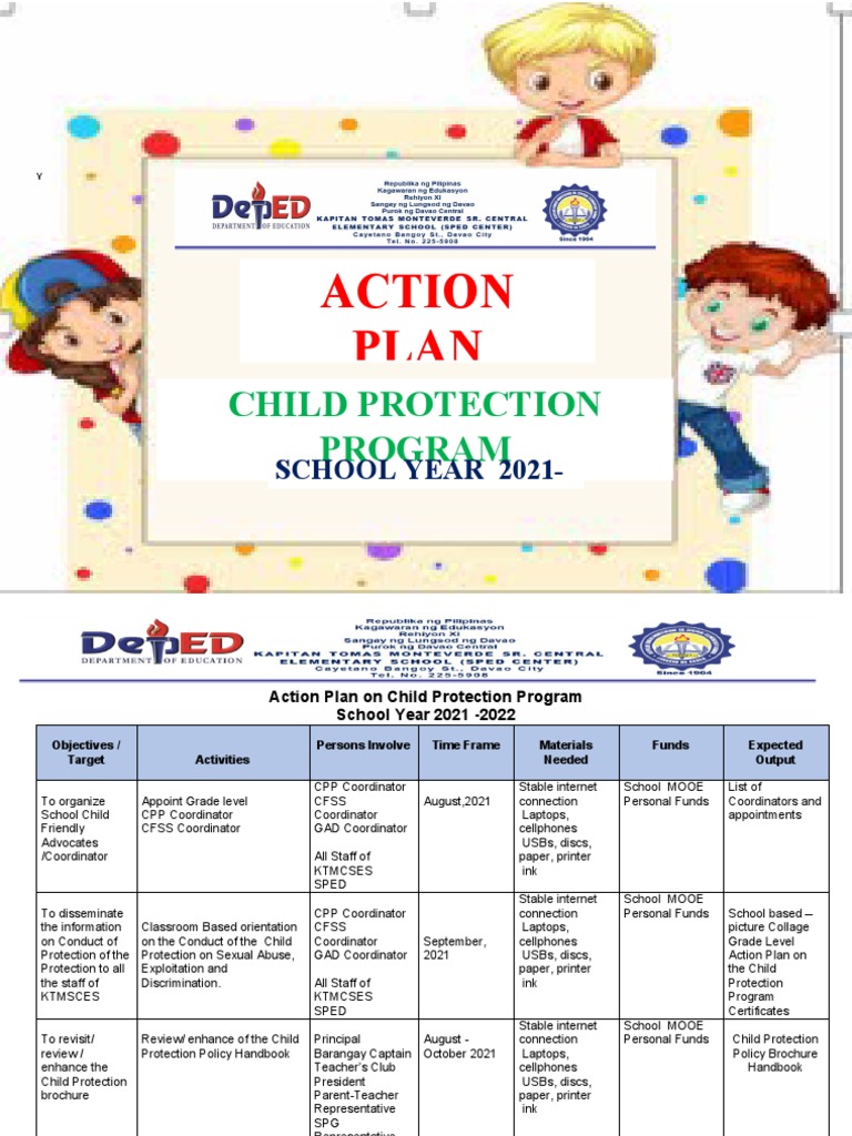 Action Plan: Child Protection Program | PDF | Human Rights