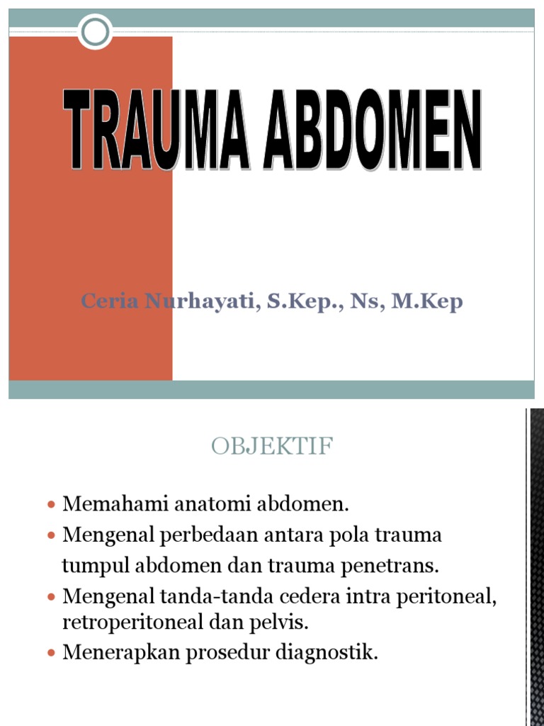 Trauma Abdomen | PDF