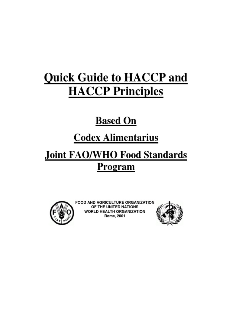 Quick Guide To HACCP and HACCP Principles | PDF | Hazard Analysis And Critical Control Points ...