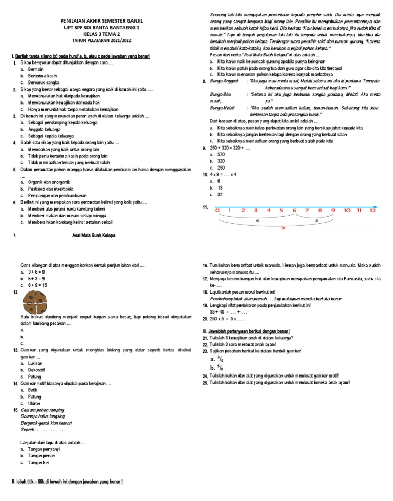 Pas Tema 2 Kelas 3 | PDF