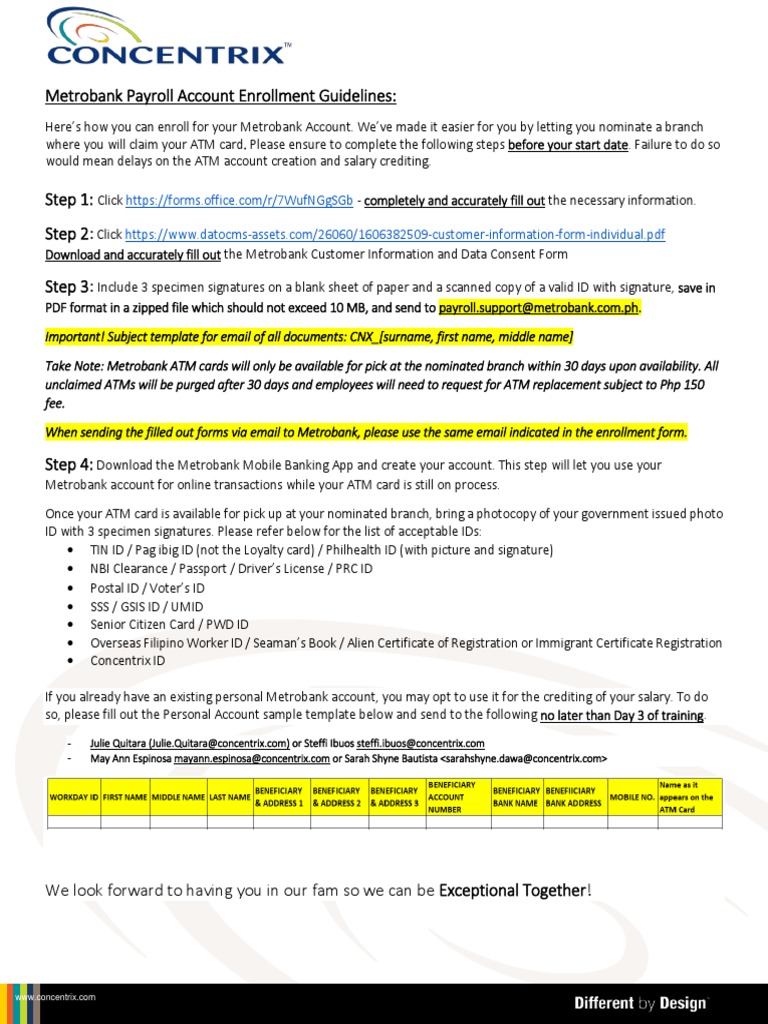 Metrobank Enrollment Guide | PDF | Automated Teller Machine | Identity ...