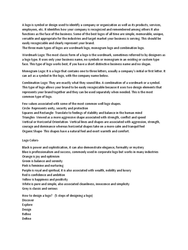 Graphic Design Notes 2 | Download Free PDF | Logos | Brand