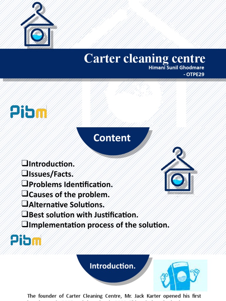 Carter Cleaning Centre | PDF | Employment | Cognition