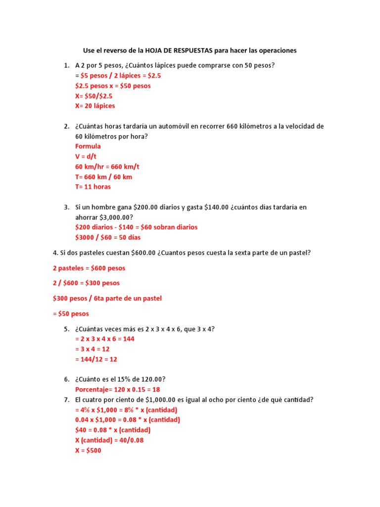 Ejercicios Terman | PDF