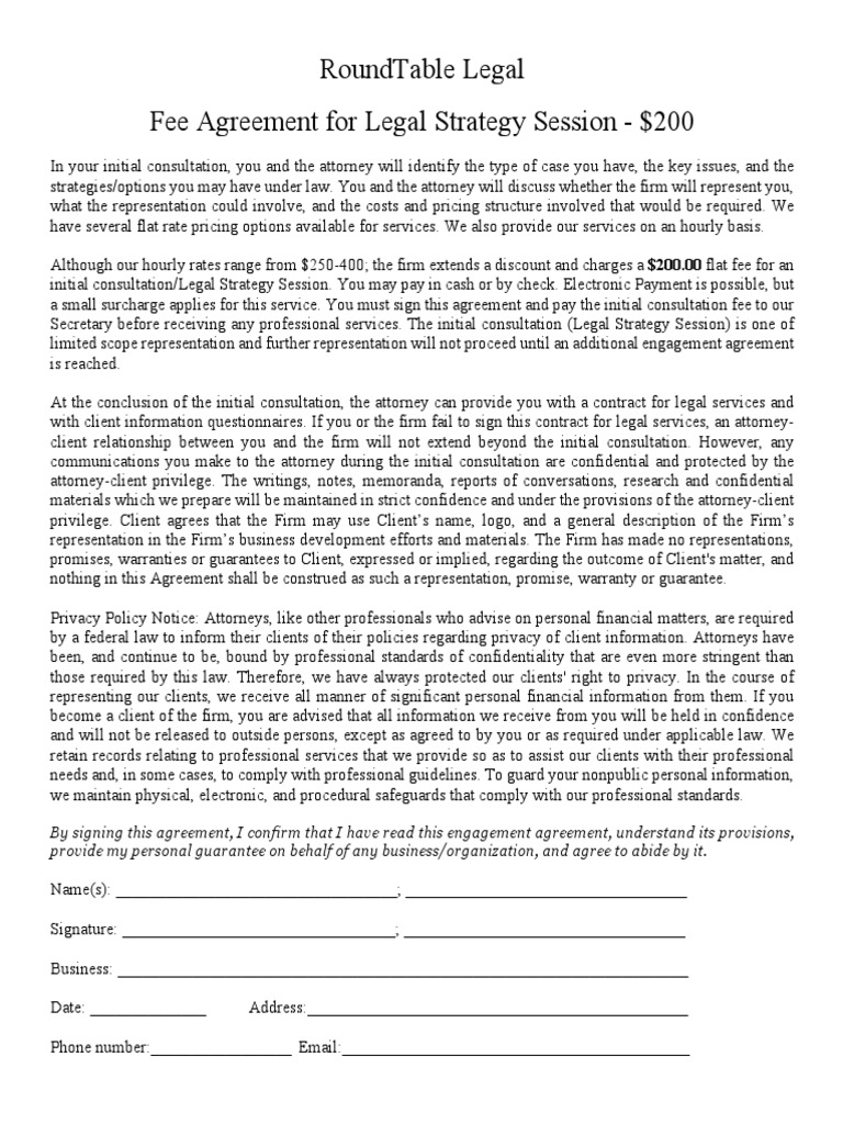 2022 Legal Strategy Session LSS2 Engagement | PDF | Attorney–Client ...