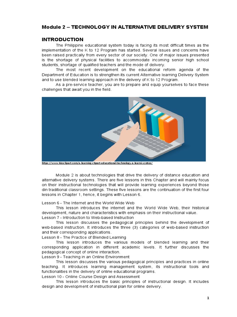 Learning Module in Ped 08 Technology For Teaching and Learning 1 | PDF ...