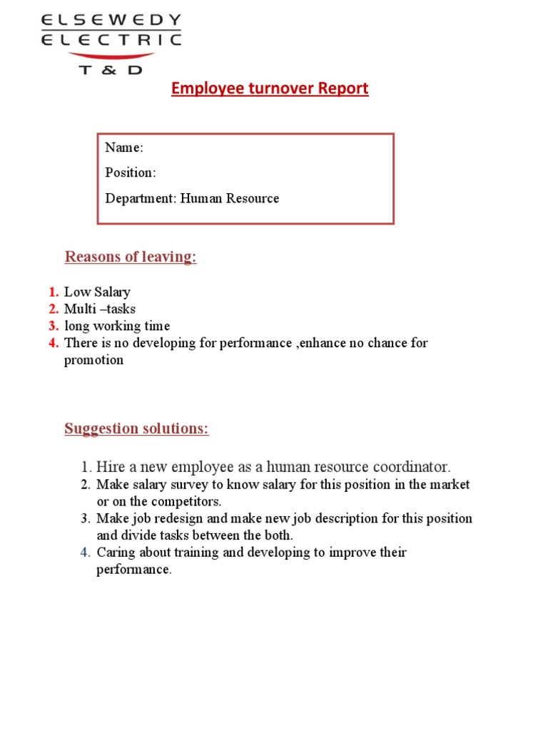 Turn Over Report | PDF