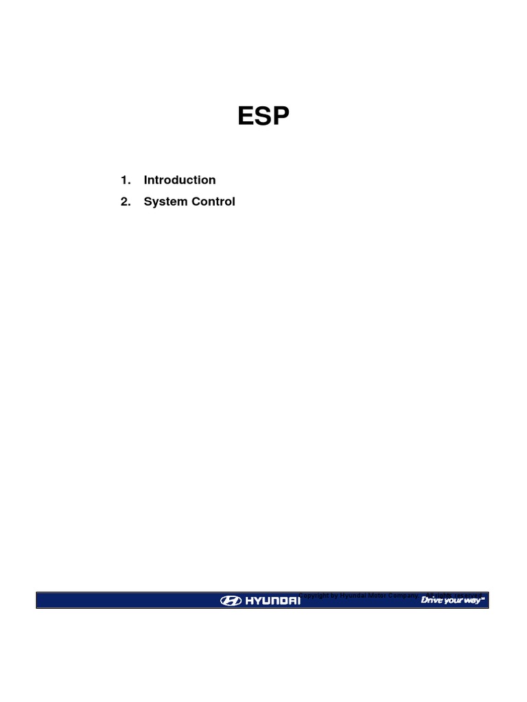 03 - PA - ESP (Electronic Stability Control) | PDF | Anti Lock Braking ...