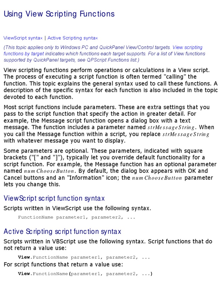 Pw Script Pdf Scripting Language Subroutine 