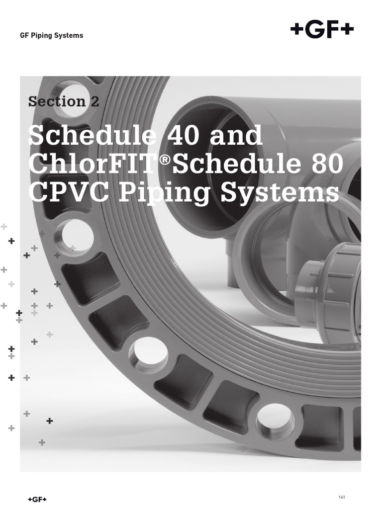 CPVC Sch80 - SCH 40 Catalogue | PDF | Pipe (Fluid Conveyance ...