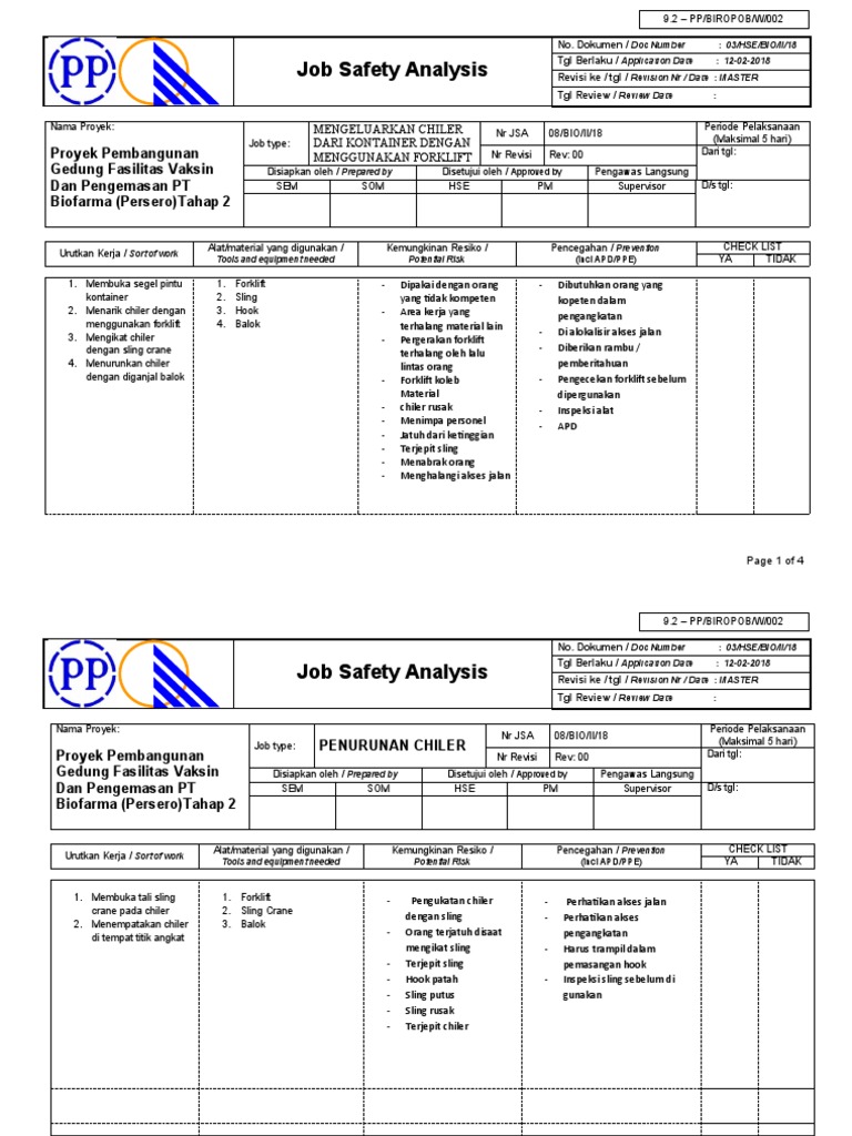 Jsa Lifting | PDF