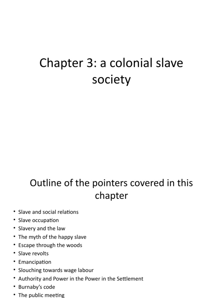 Chapter 3 History 2021 Slavery | PDF | Slavery | Abolitionism