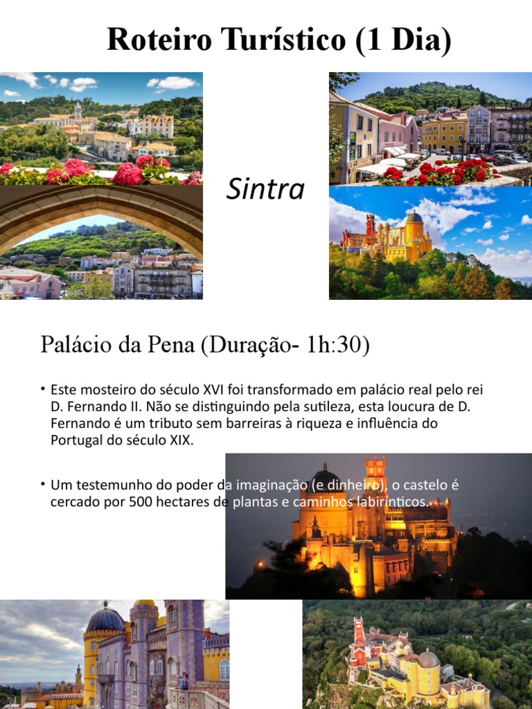 Roteiro Turístico em Sintra: 1 Dia | PDF