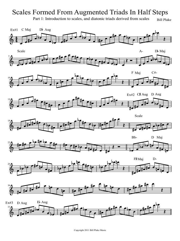 11-Augmented Scales (Part 1) | PDF