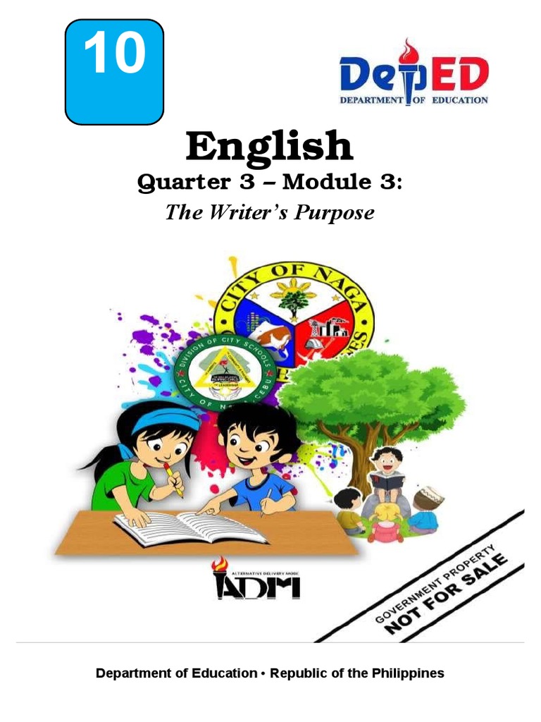 English: Quarter 3 - Module 3 | PDF | Screenplay | Writers