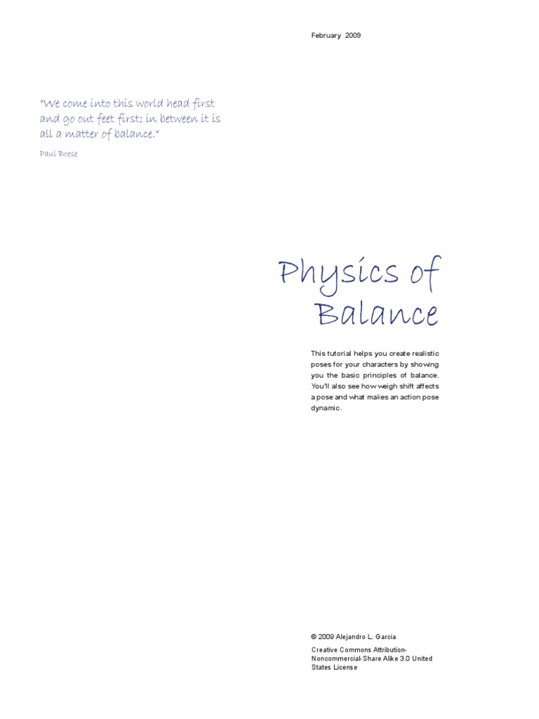 Balance Tutorial | PDF | Force | Weight