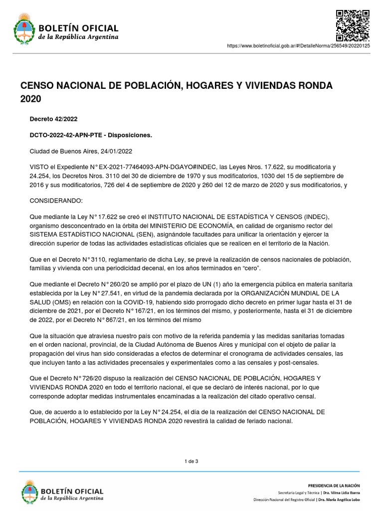 Decreto 42/2022 | PDF | Gobierno | Política