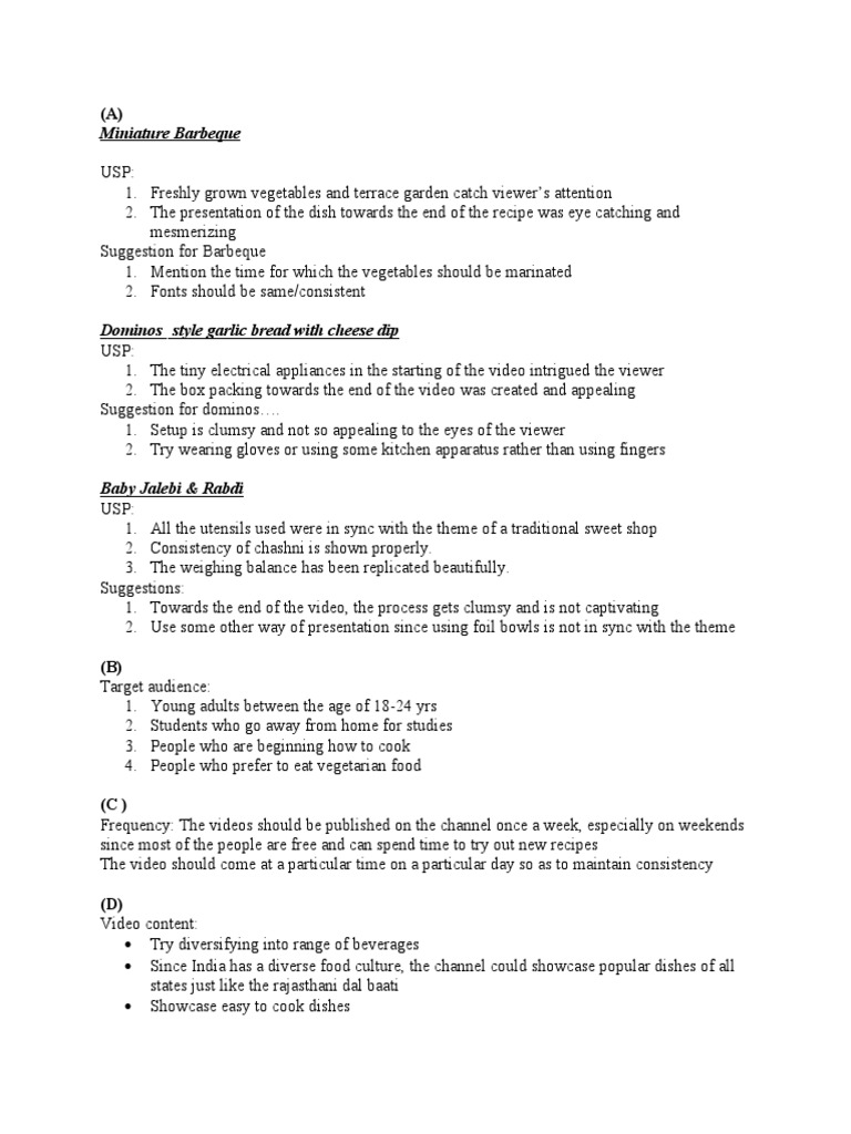 MM Assignment | Download Free PDF | Foods | Food And Drink