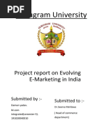 Sample Project For NMIMS MBA PDF | PDF | Online Shopping | Retail