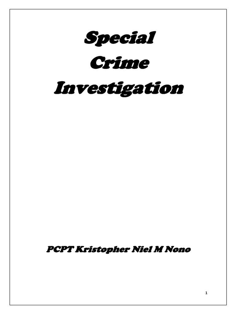 Module For Whole Semester. | PDF | Crime Scene | Forensic Science
