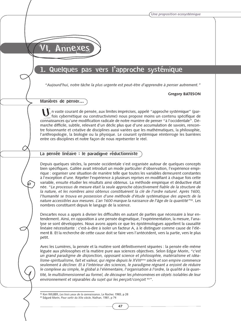 Approche Systèmique | PDF | Cybernétique | Science