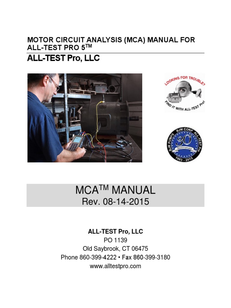ATP MCA Analysis Manual AT5 | PDF | Electric Motor | Capacitor
