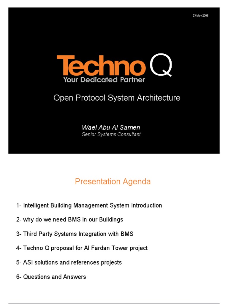ASI Control - Open Protocol System Architecture | PDF | Building ...