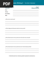 Editorial Writing Worksheet | PDF | News | Mass Media
