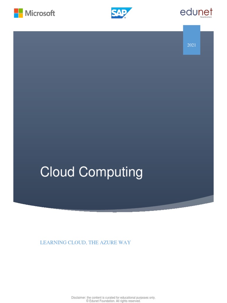 Cloud Computing Students Handbook - v1.3 - 115444 | PDF | Cloud Computing | Virtualization