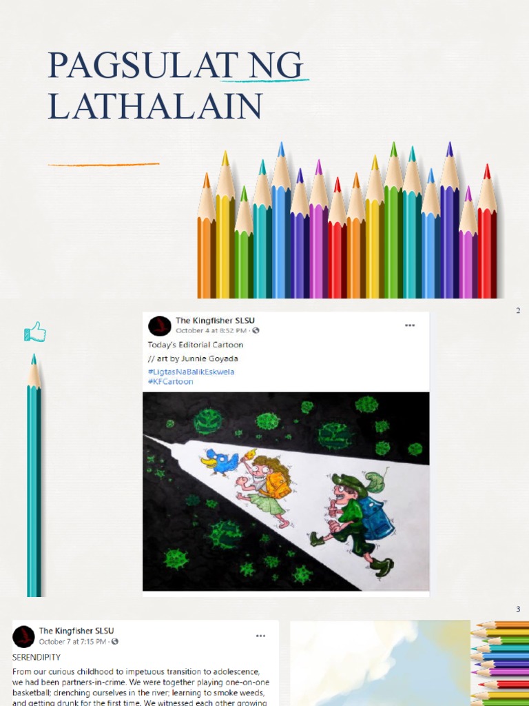 Mga Dapat Tandaan Sa Pagsulat NG Lathain | PDF