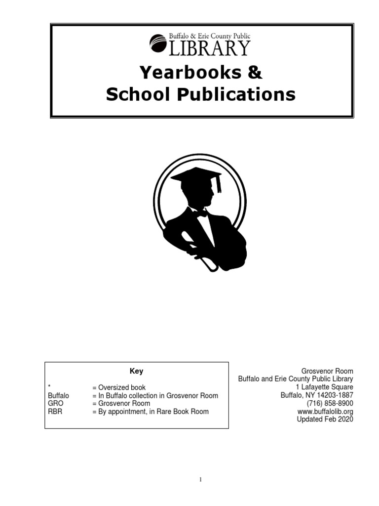 Yearbooks & School Publications | PDF | Buffalo | Libraries