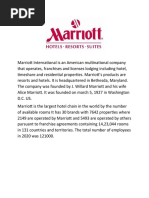 Core Values and Heritage - Marriott International Corporate Values ...