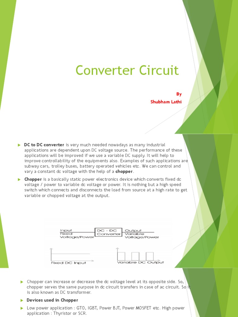 Internship Report Converter VII | Download Free PDF | Direct Current ...