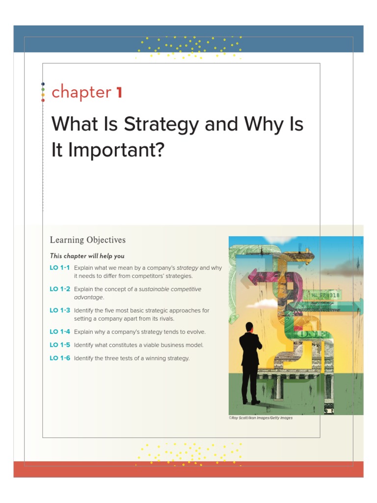 Chapter 1 What Is Strategy Pdf Competitive Advantage Strategic