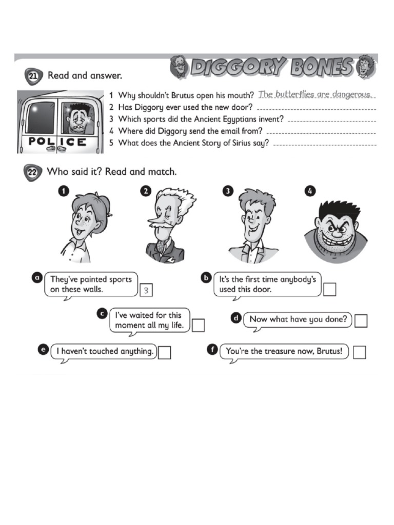 Diggory Bones Handout | PDF