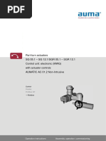 Auma Manual | PDF | Actuator | Valve