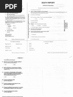 Form 2 Death Report | PDF